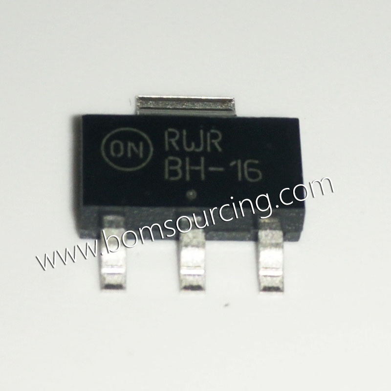 NPN 80V 1A 130MHz 1.5W Bipolar Transistor BCP56-16T1G Surface Mount SOT-223