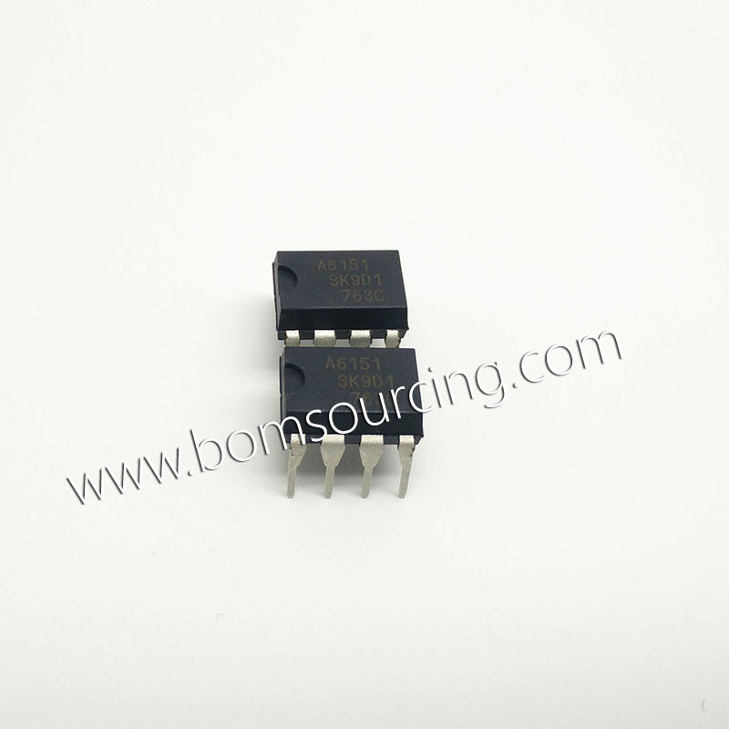 PWM Regulator 8 Pin IC Chip , DIP8 Converter Offline Flyback Topology ...